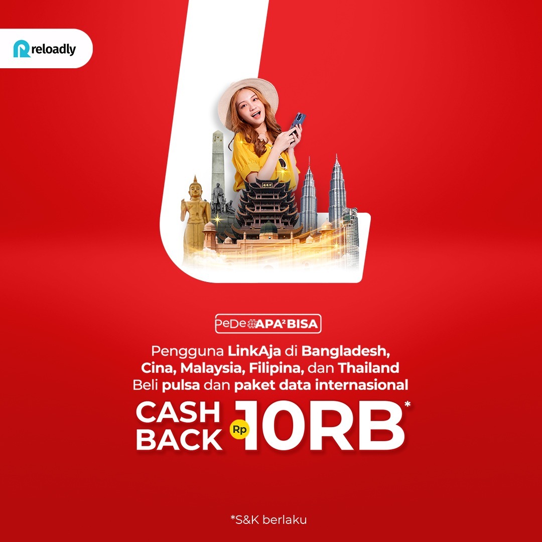 89+ million of Indonesians can now top-up Airtime Worldwide with LinkAja thanks to Reloadly ...